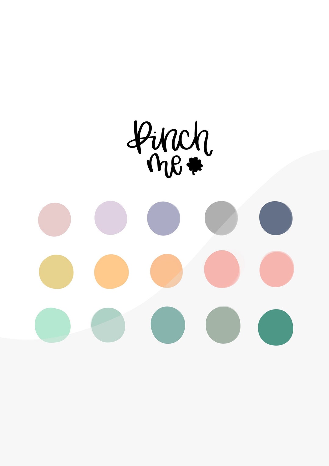 Pinch Me Procreate Color Palette - Etsy