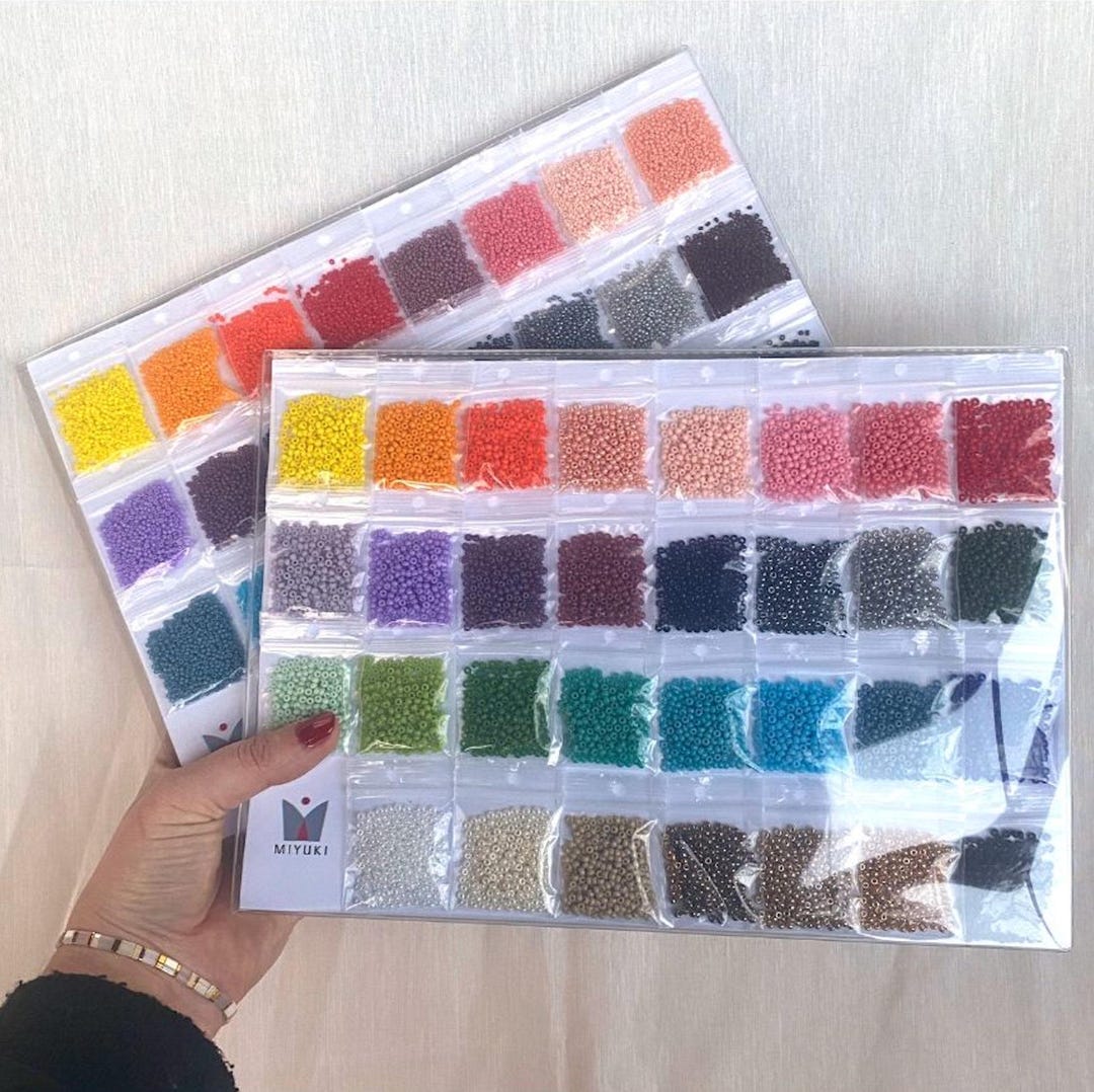 Miyuki Color Pack 31 Colour Seed Bead Kit, Delica or Rocaille Size 11 ...