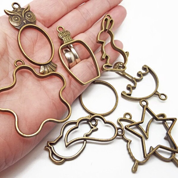 Open Back Bezels - Etsy UK