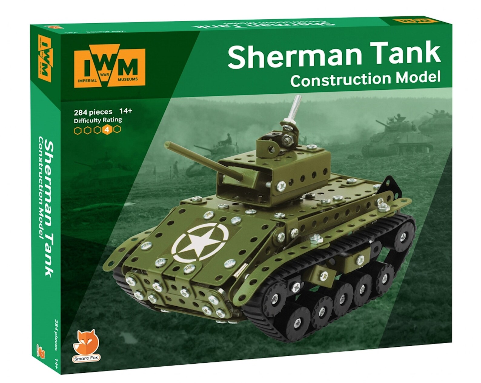 Construction Kit Sherman Tank IWM Metal Model 284 Pieces - Etsy UK