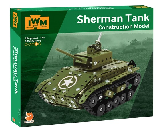 Construction Kit Sherman Tank IWM Metal Model 284 Pieces - Etsy UK