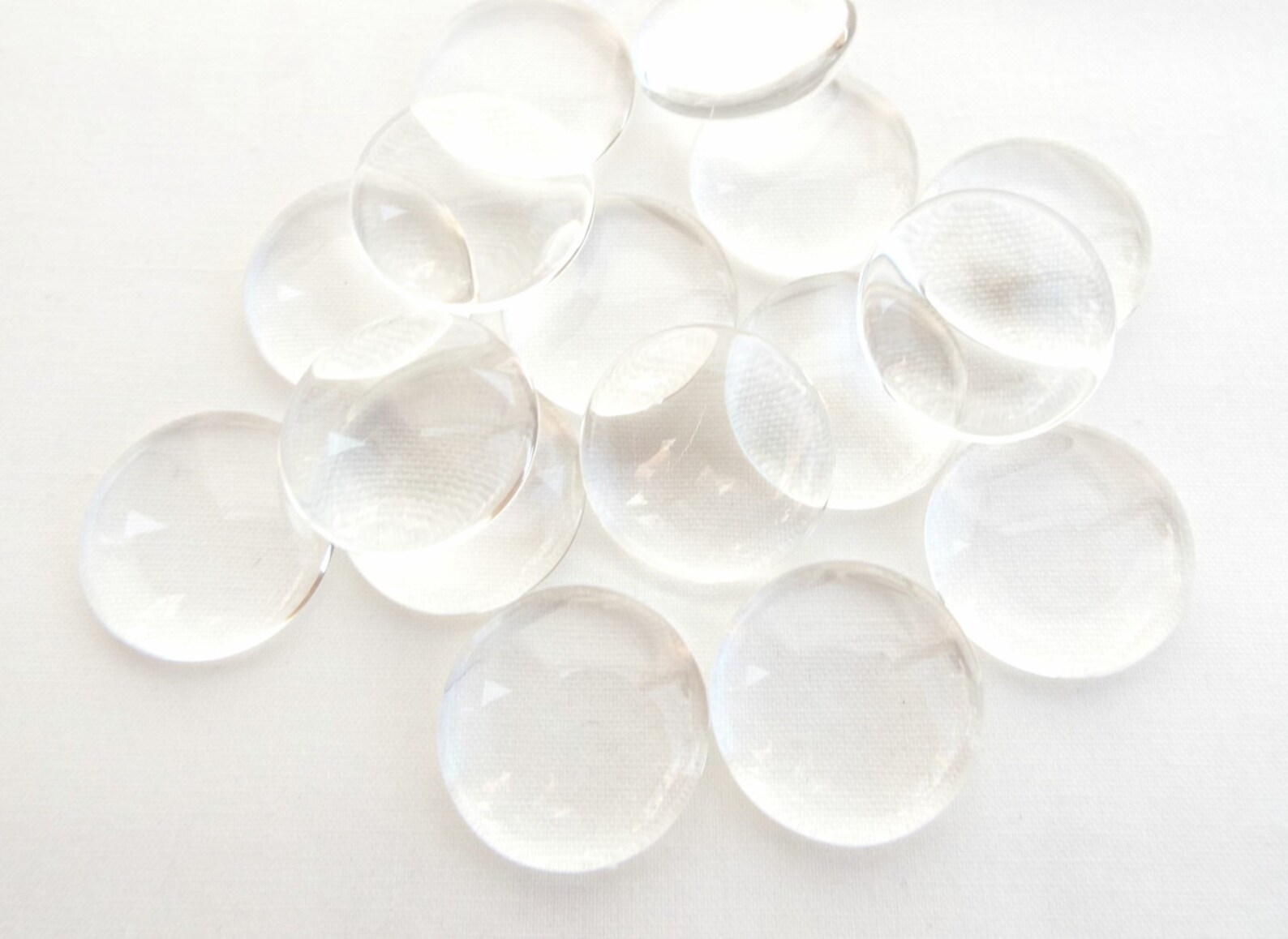 20mm Glass Cabochons 10 or 20 Clear Cabochons Glass Dome - Etsy UK
