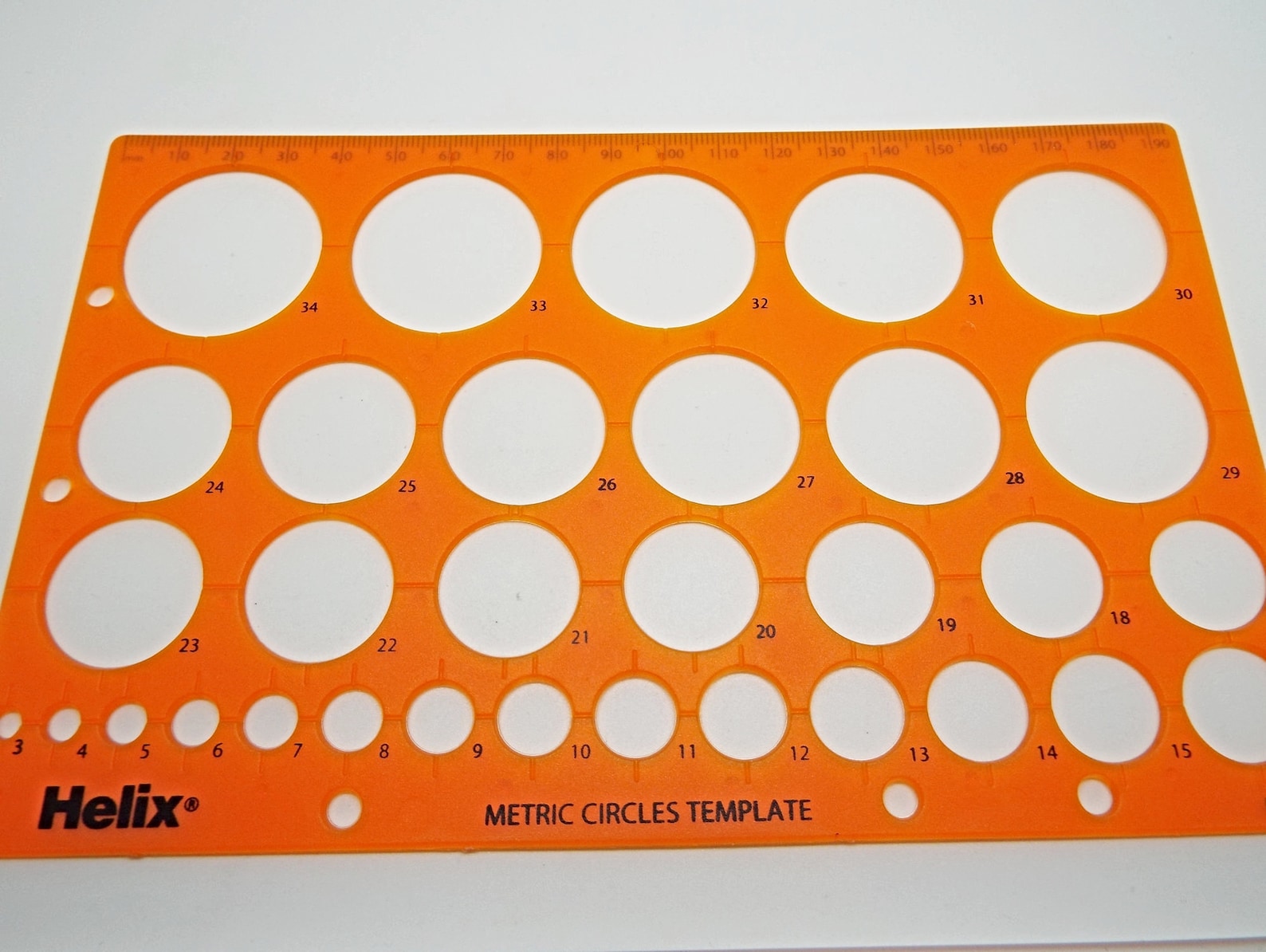 Circle Template Helix Metric Template Circles Stencil 3mm | Etsy