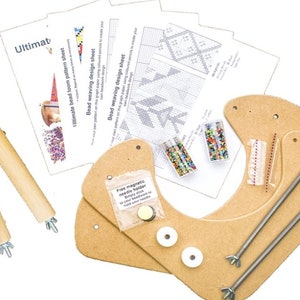 Bead Loom Kit, Table Top Loom, Bead Kit, Wooden Loom, DIY Bead Kit ...