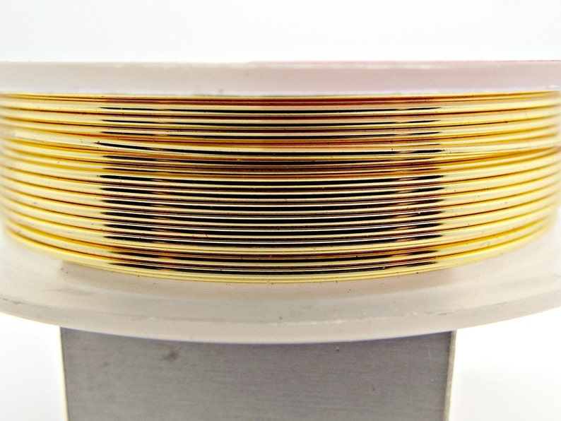 20 Gauge Gold Wire 6 Metres 0.8mm Wire Gilt Copper Wire - Etsy