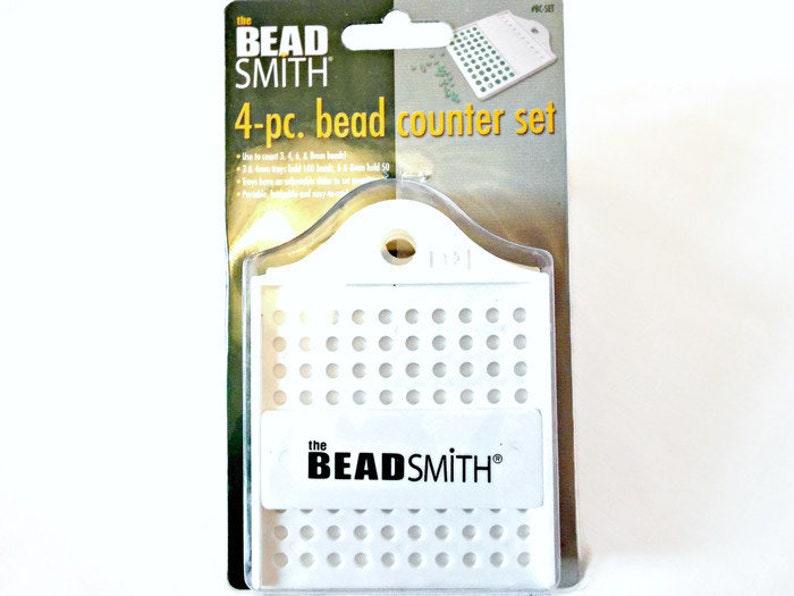 4 Bead Counters Beadsmith Bead Trays 3 to 8mm Beads 4 - Etsy UK
