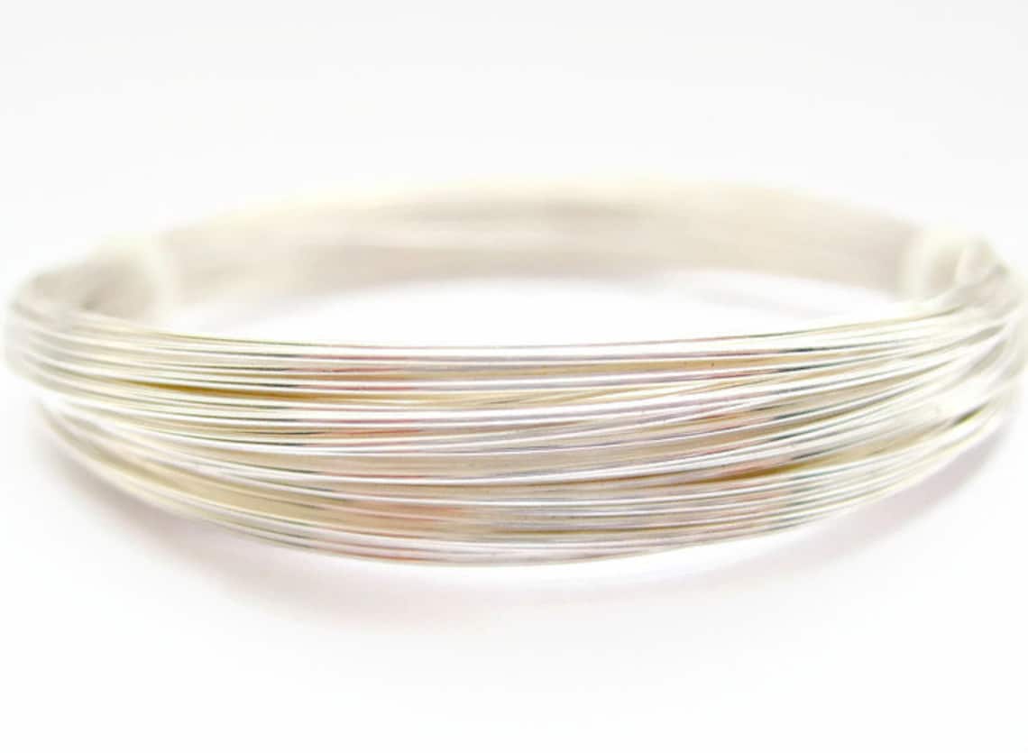 1mm Silver Wire Non Tarnish Silver Plated Copper 18 Gauge | Etsy