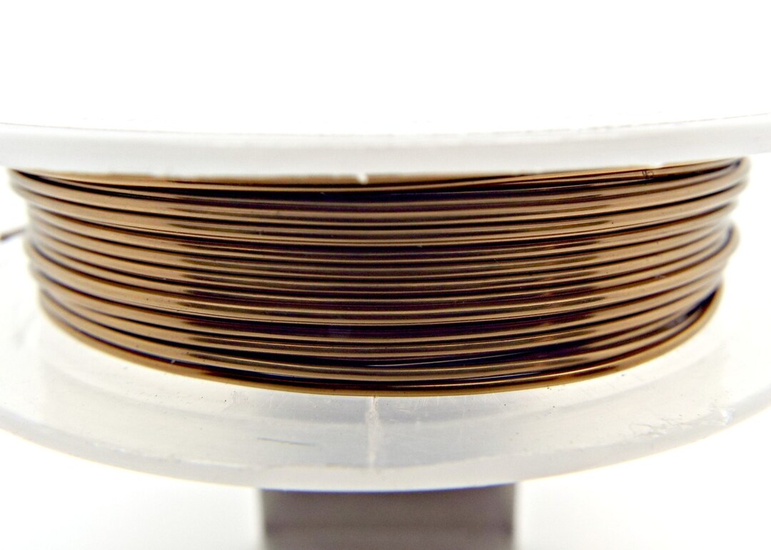 20 Gauge Bronze Wire, 6 Metres, 0.8mm Wire, Colored Copper Wire ...