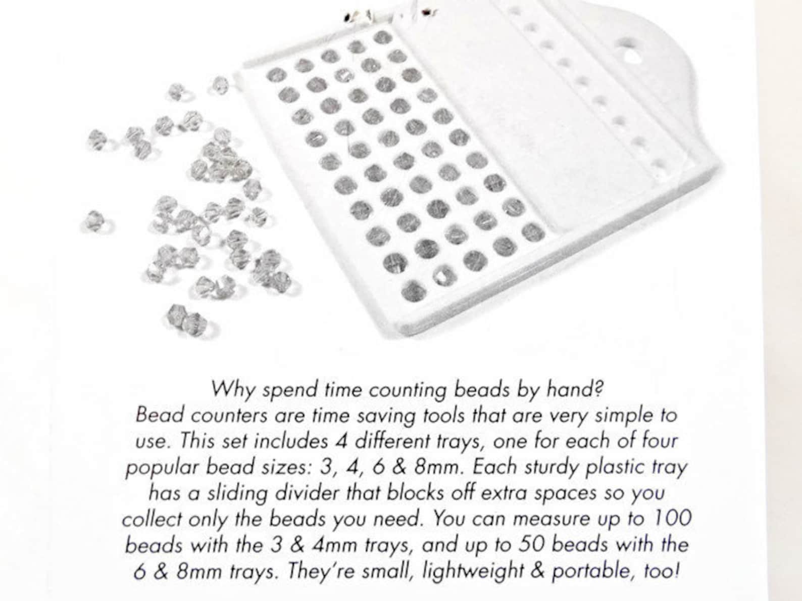 4 Bead Counters BeadSmith Bead Trays 3 to 8mm Beads 4 | Etsy