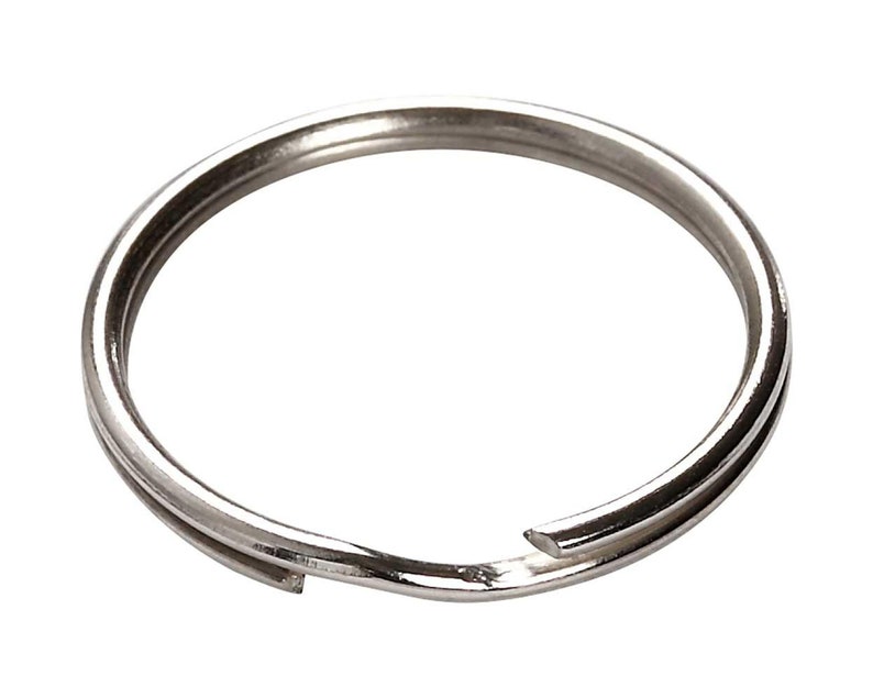 20 Silver Split Rings 12mm 15mm 20mm 25mm 30mm Keyring Loop - Etsy UK