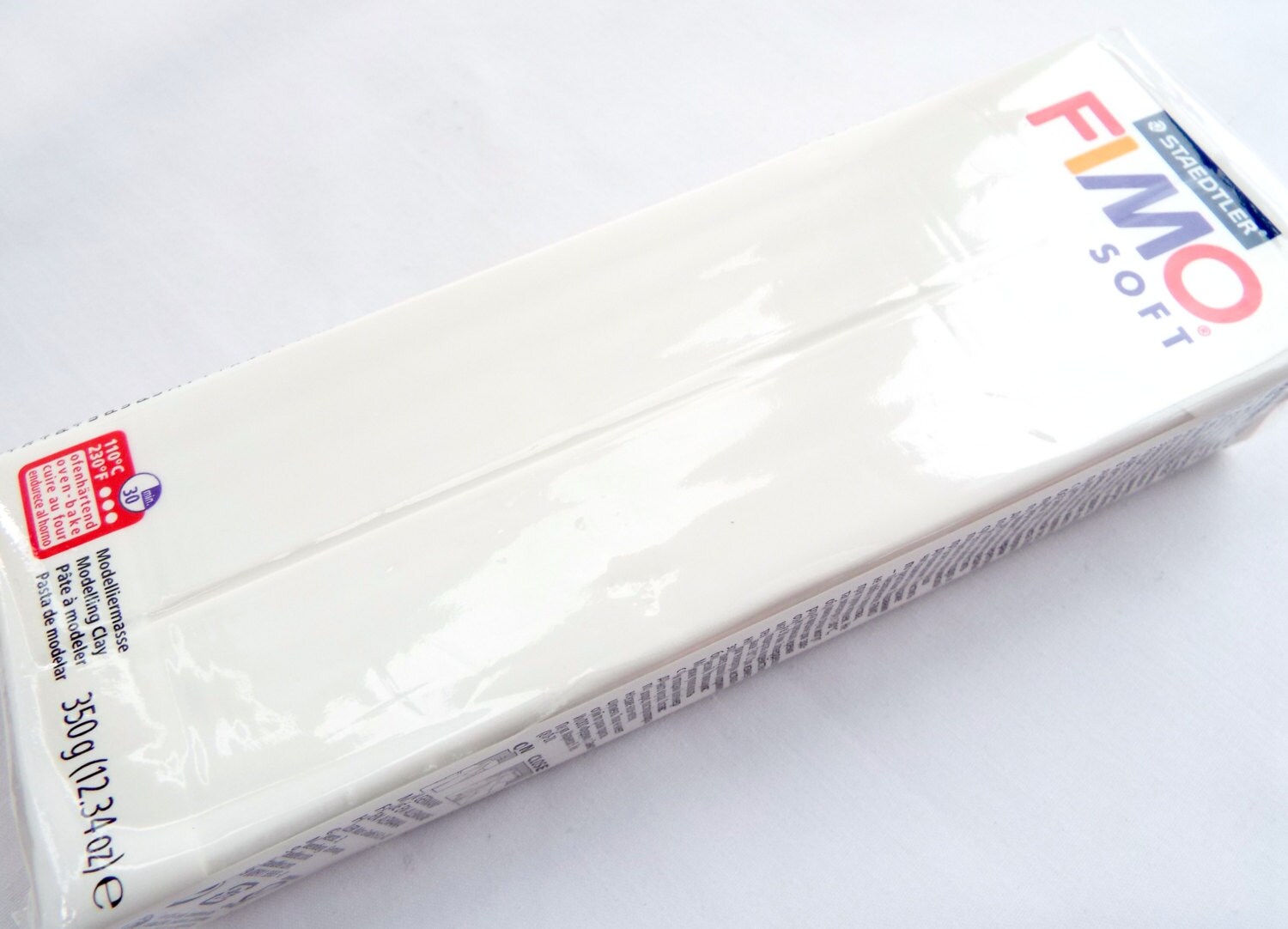 454g Polymer Clay White Fimo Clay Large Fimo Block Fimo - Etsy UK