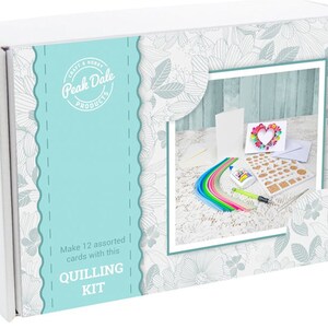 Quilling Kit Complete Starter Kit 12 Projects Make Quilled - Etsy