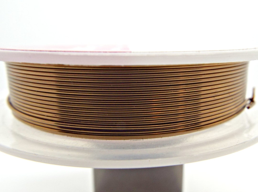 22 Gauge Bronze Wire, 10 Metres, Antique Bronze, 0.6mm Wire, Colored ...