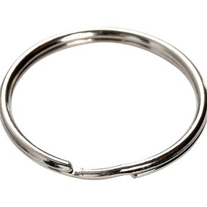 20 Silver Split Rings 12mm 15mm 20mm 25mm 30mm, Keyring Loop, Jewelry ...