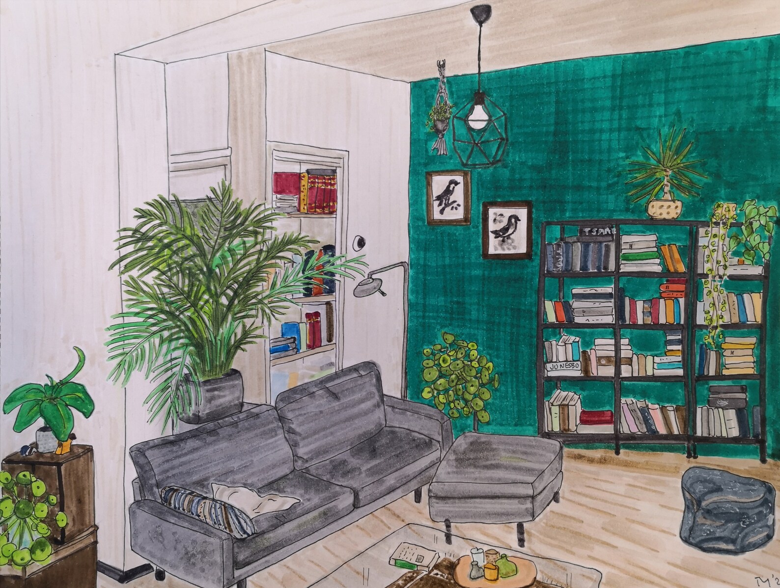 Custom Made Drawing of Your House or Interior - Etsy