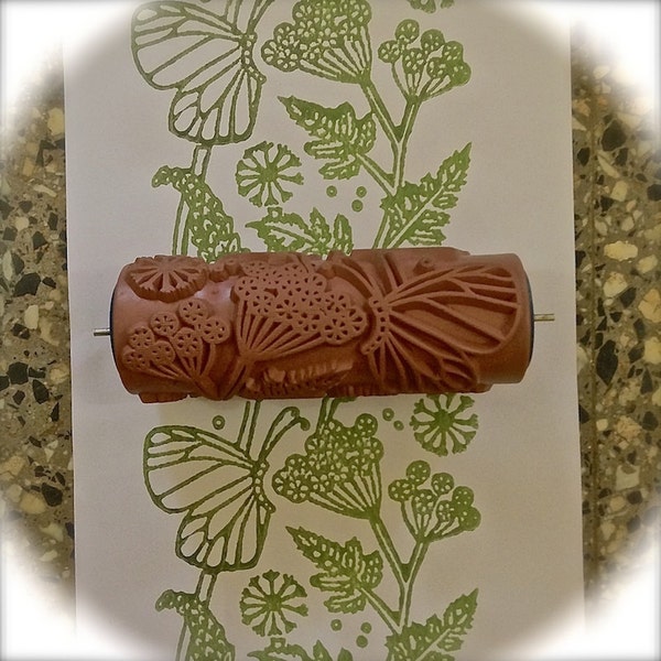 Decorative Patterned Paint Roller - Etsy