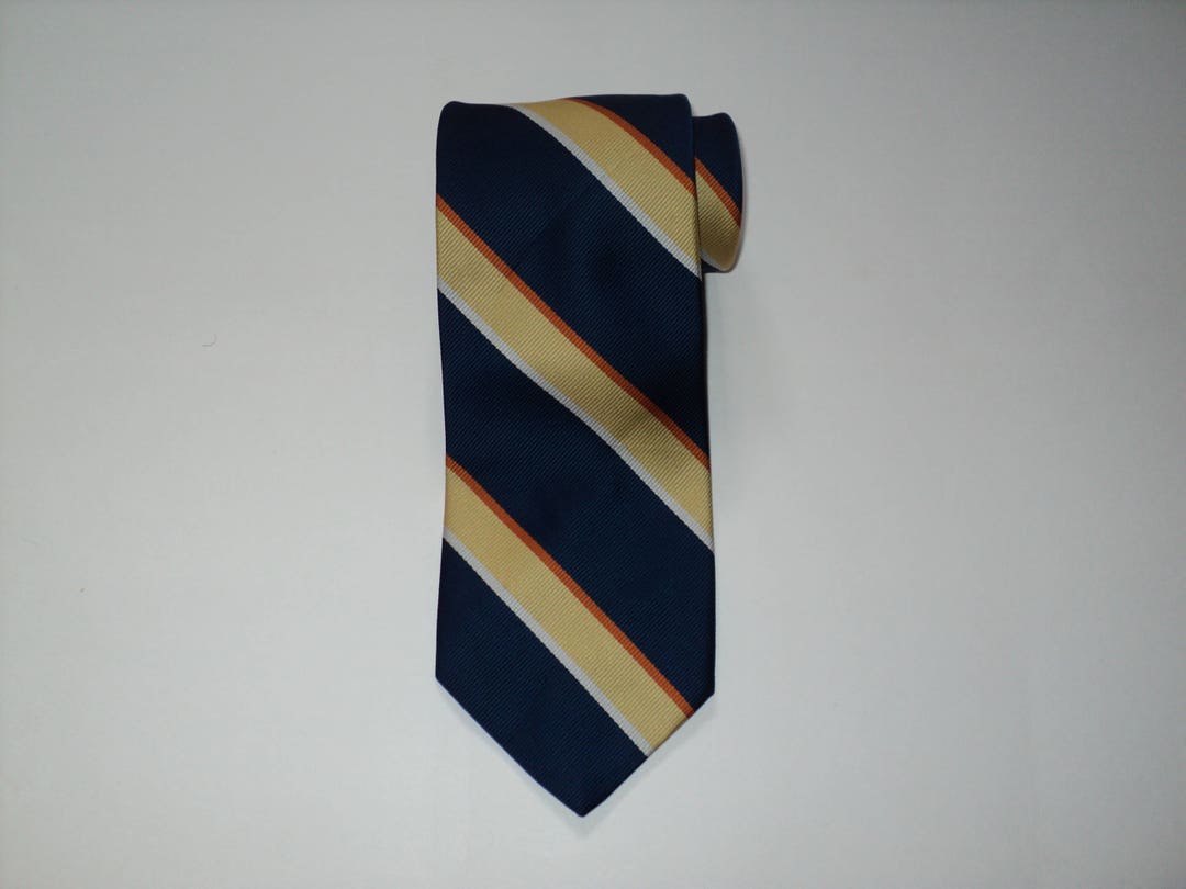 Classic Regimental Repp Striped Tie / Vintage Necktie / Trad / Mens Neck Tie / CHADWICK by ...
