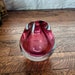 Signed Robert Deeble SOMMERSO Glass Teardrop Bud Vase, Magenta - Etsy