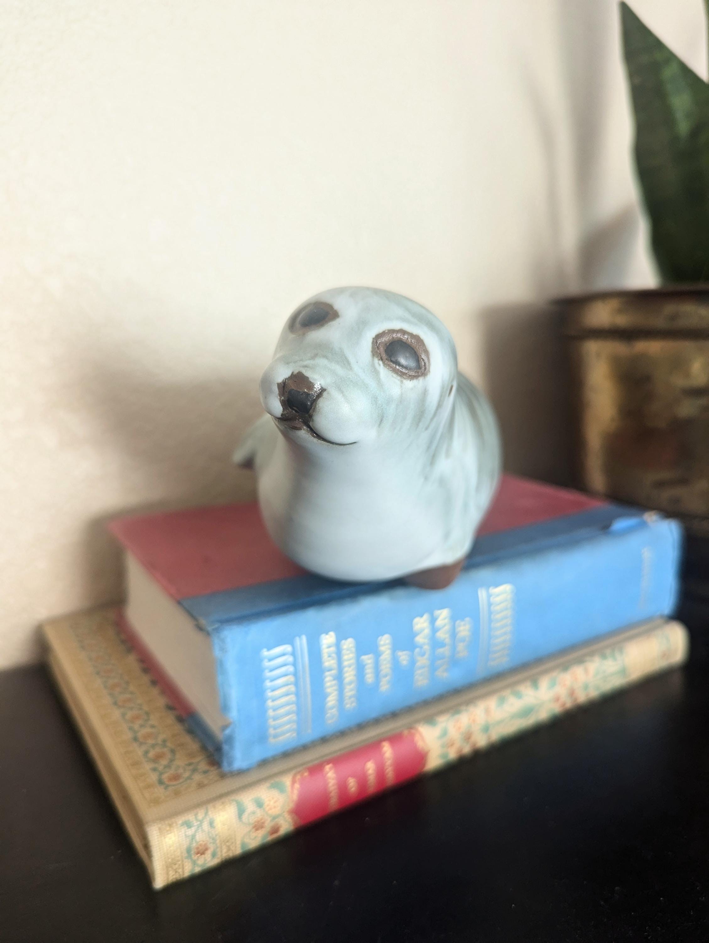 Andersen Design Studio Art Pottery Mother Seal Signed Sculpture - Etsy