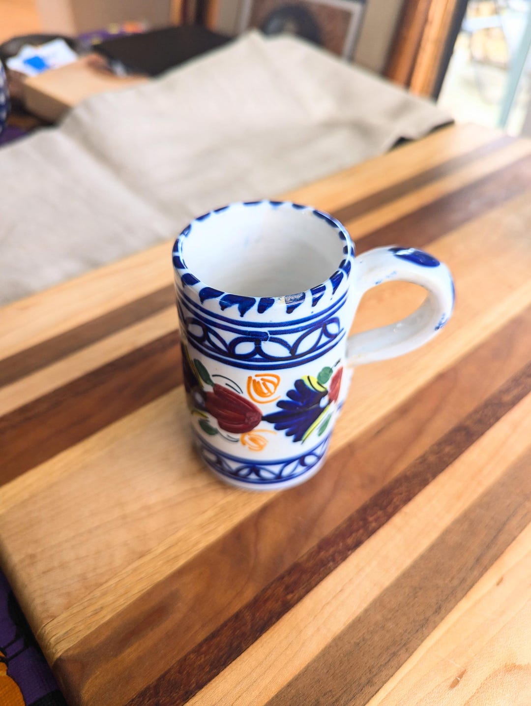 Handpainted Talavera Mexican Espresso Cups 4 - Etsy