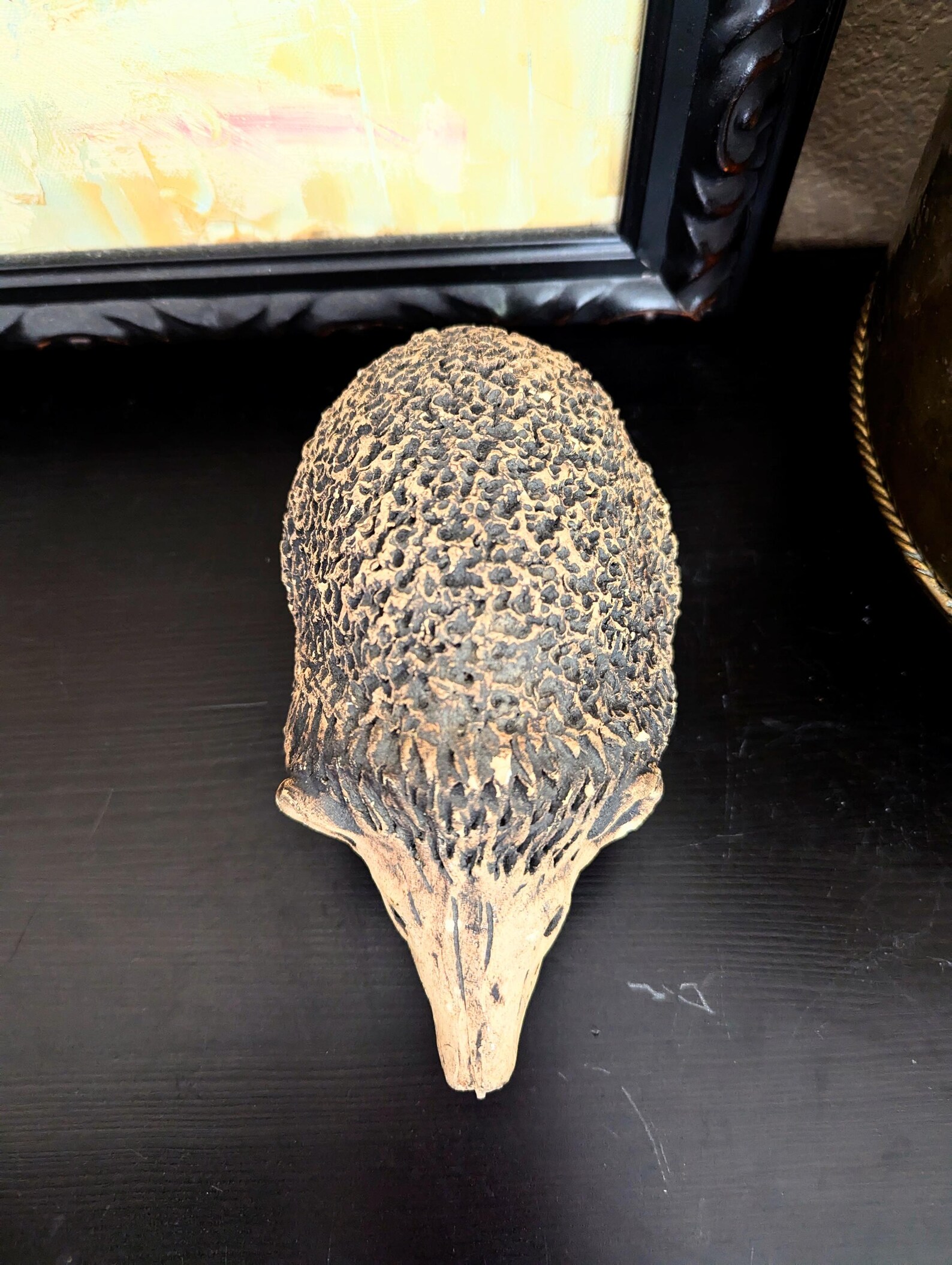 Handmade Ceramic Folk Art Hedgehog Garden Figurine - Etsy