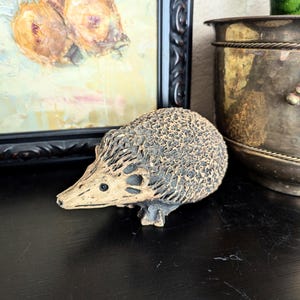 Handmade Ceramic Folk Art Hedgehog Garden Figurine - Etsy