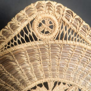 70s Tenerife Lace Pine Needle Star-shaped Basket - Etsy