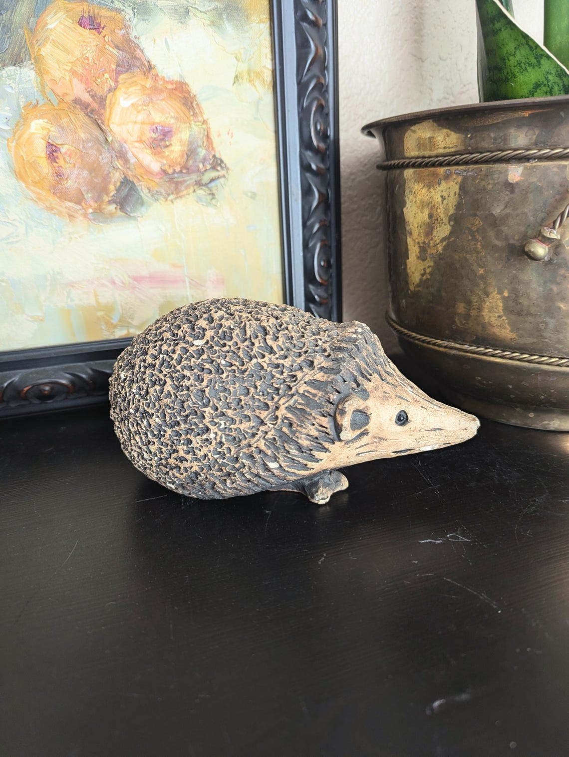 Handmade Ceramic Folk Art Hedgehog Garden Figurine - Etsy