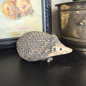 Handmade Ceramic Folk Art Hedgehog Garden Figurine - Etsy