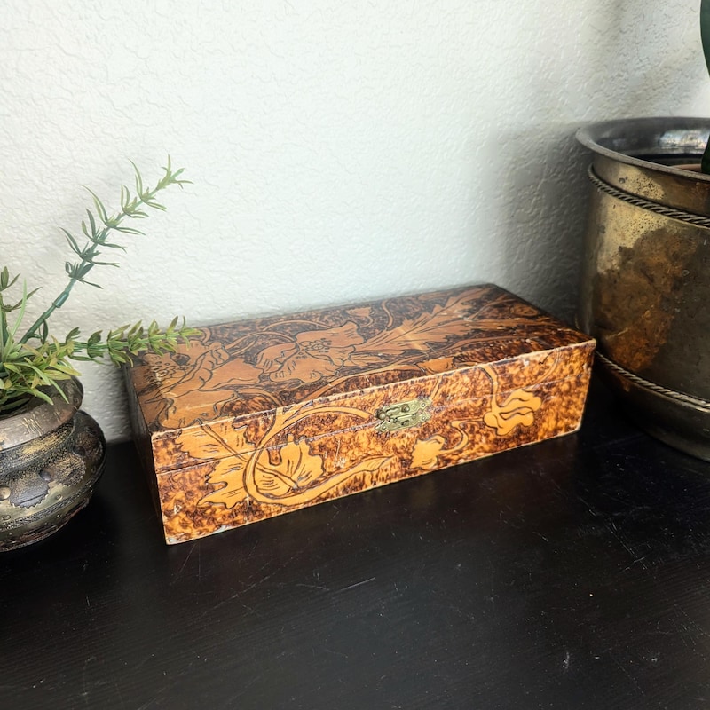 Pyrography Jewelry - Etsy