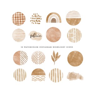 64 Boho Instagram Highlight Covers Story Icons iPhone Ios 14 App Icons ...