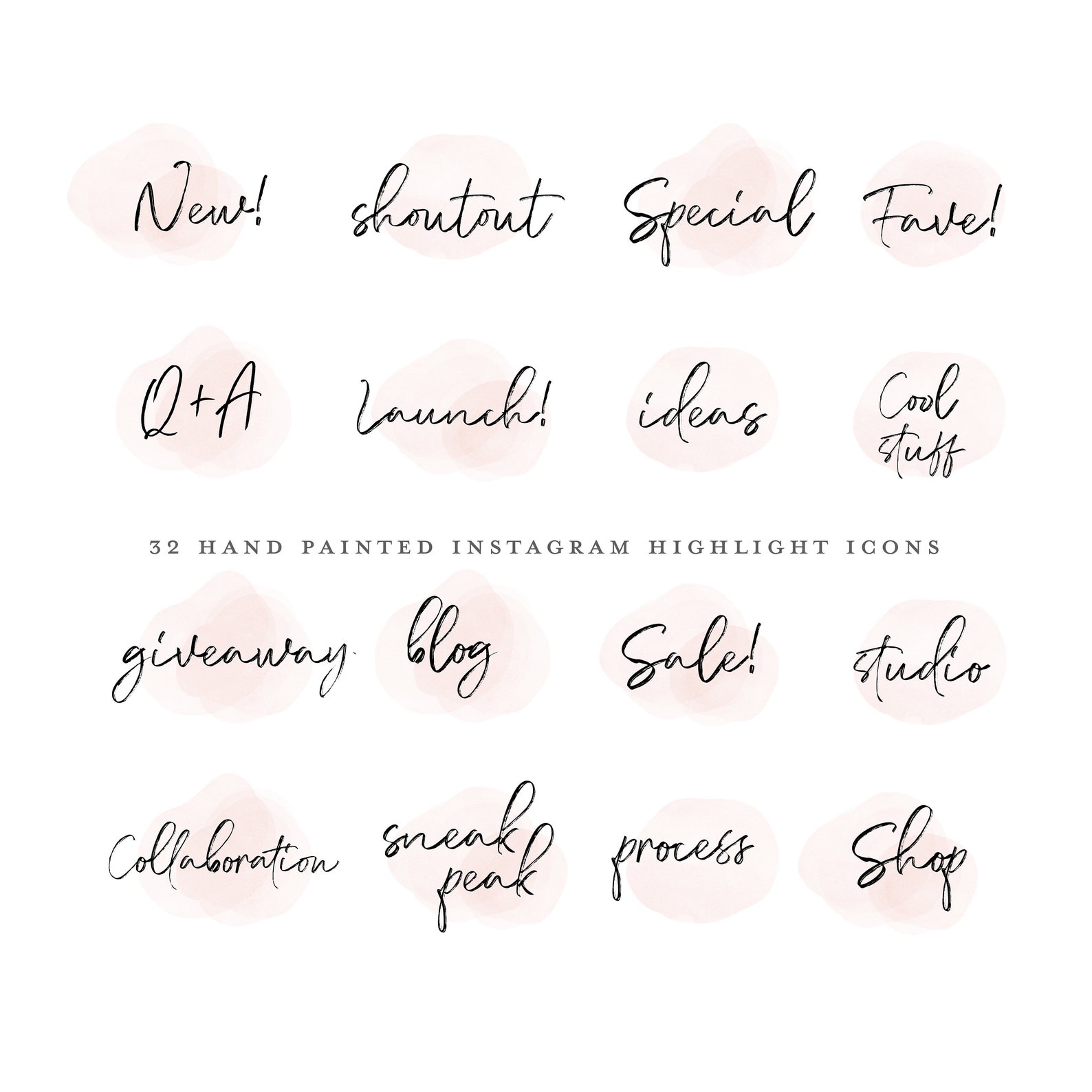 80 Instagram Story Highlight Icons Business Bundle the - Etsy