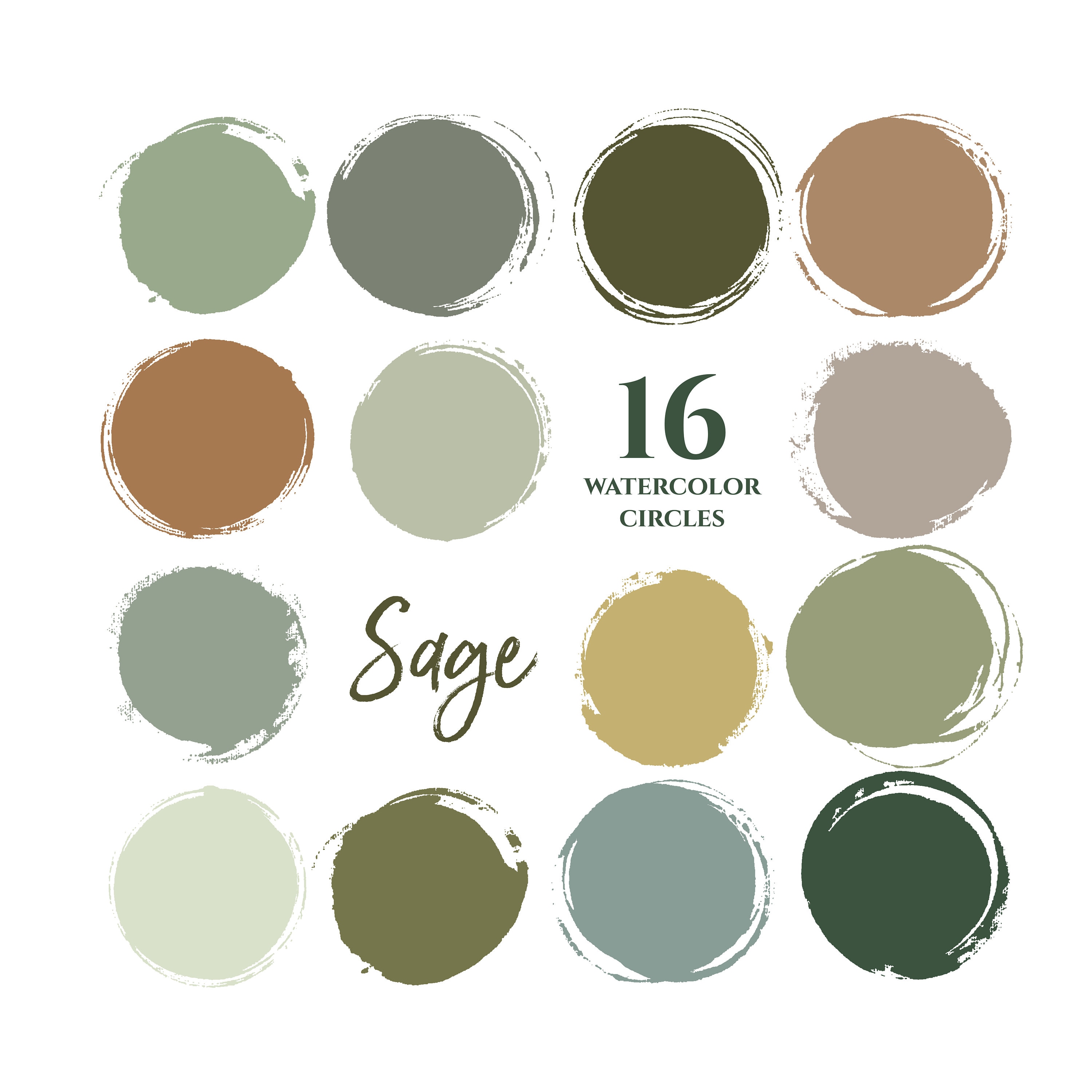 Salvia verde terroso neutrales colores instagram historia | Etsy