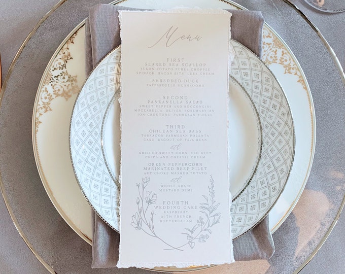 Menu, Place Cards & More - Brown Fox Creative