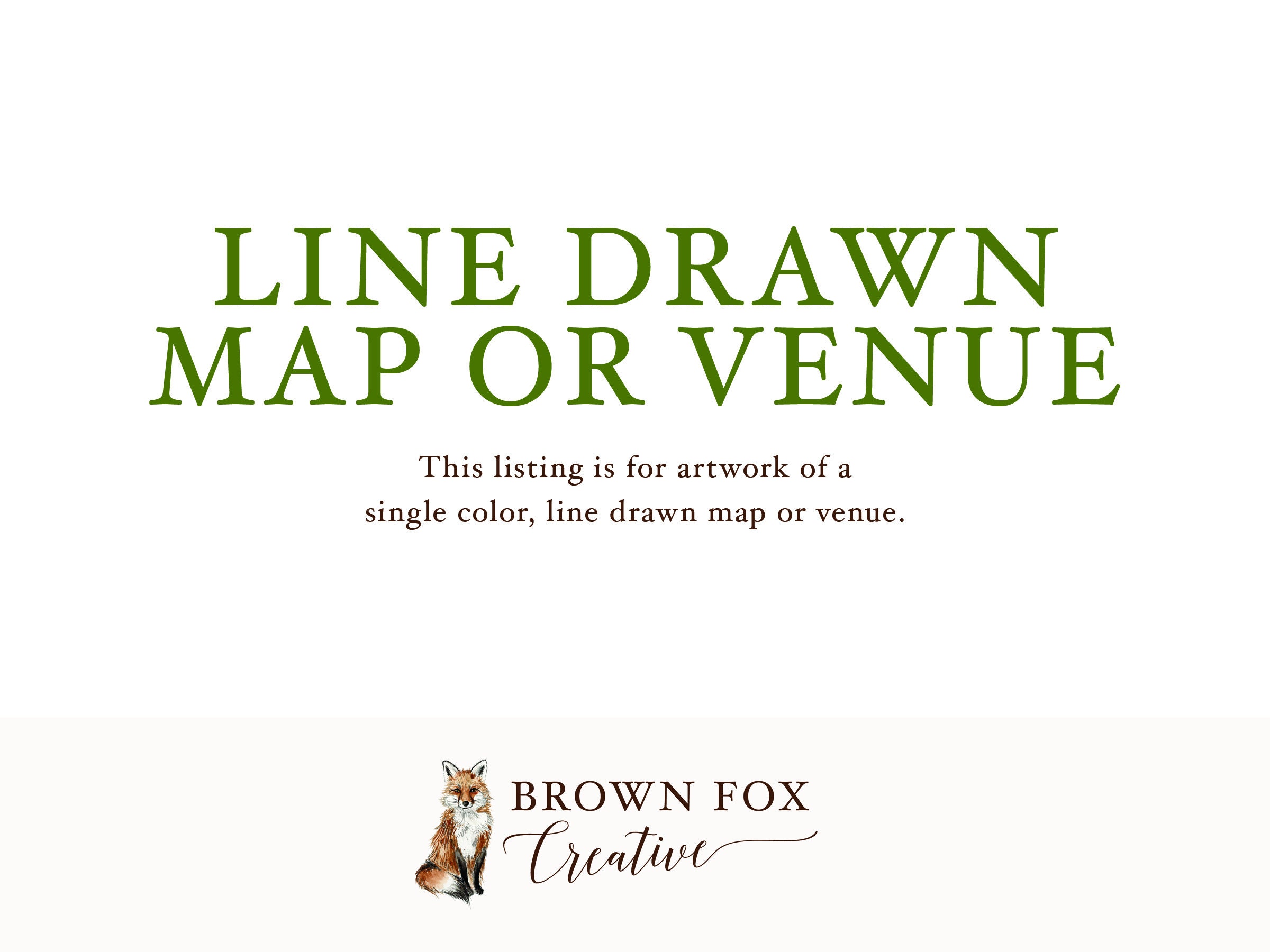 Add On Custom Line Drawn Map Or Venue