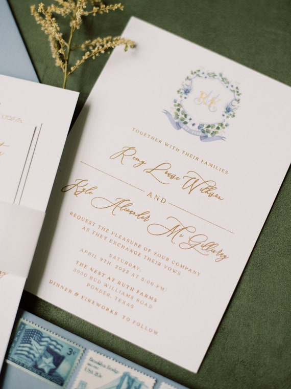 Thermography wedding invitations 60 photos - Vianawedding.com