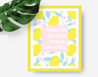 When Life Gives You Lemons Make Something Sweet Wall Art - Etsy