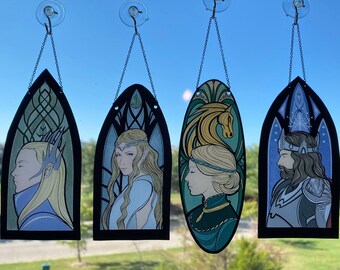 Stained Glass Lord Rings - Etsy
