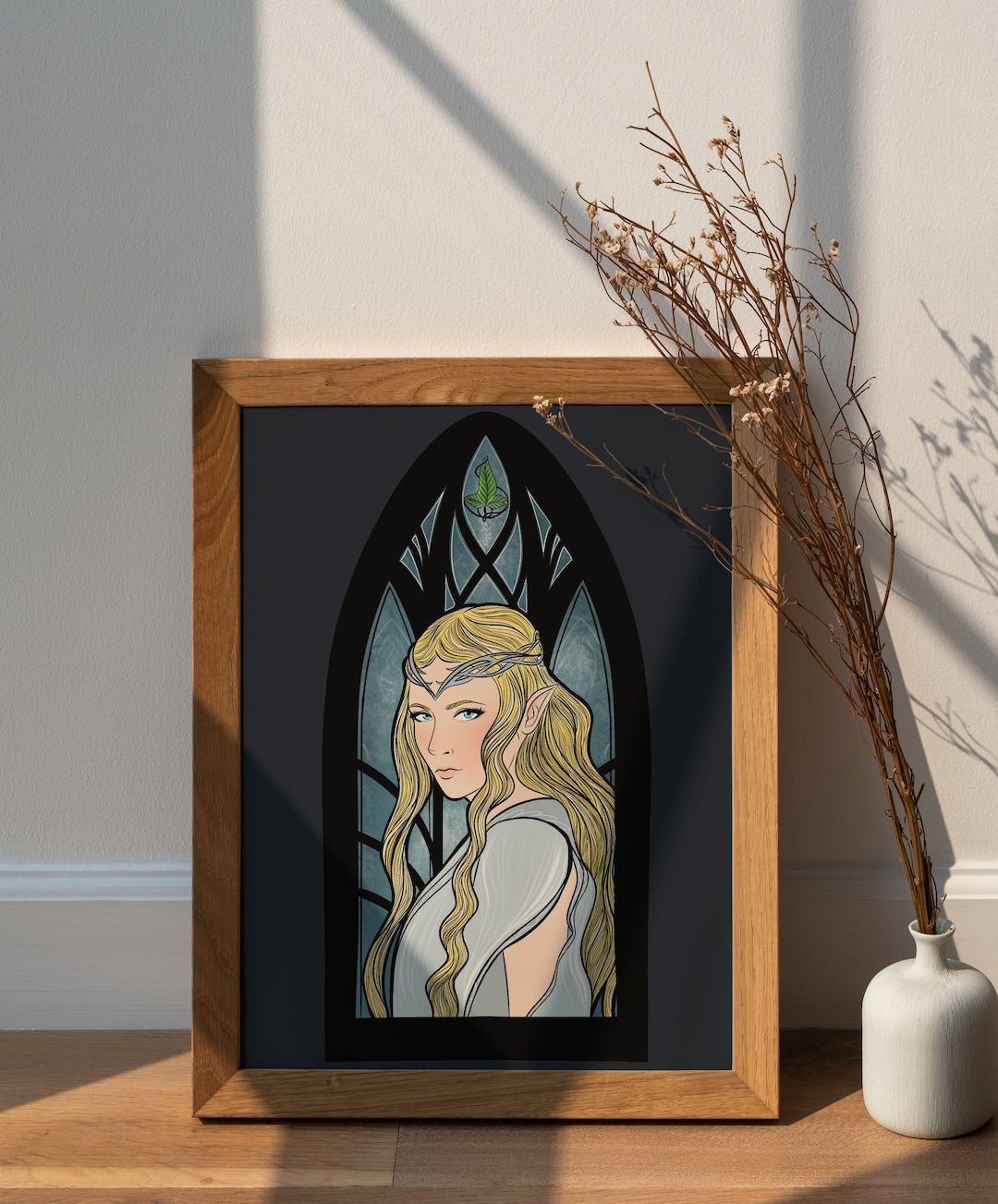 Lady of Lórien ART PRINT | Galadriel Inspired Lotr the Rings of Power ...