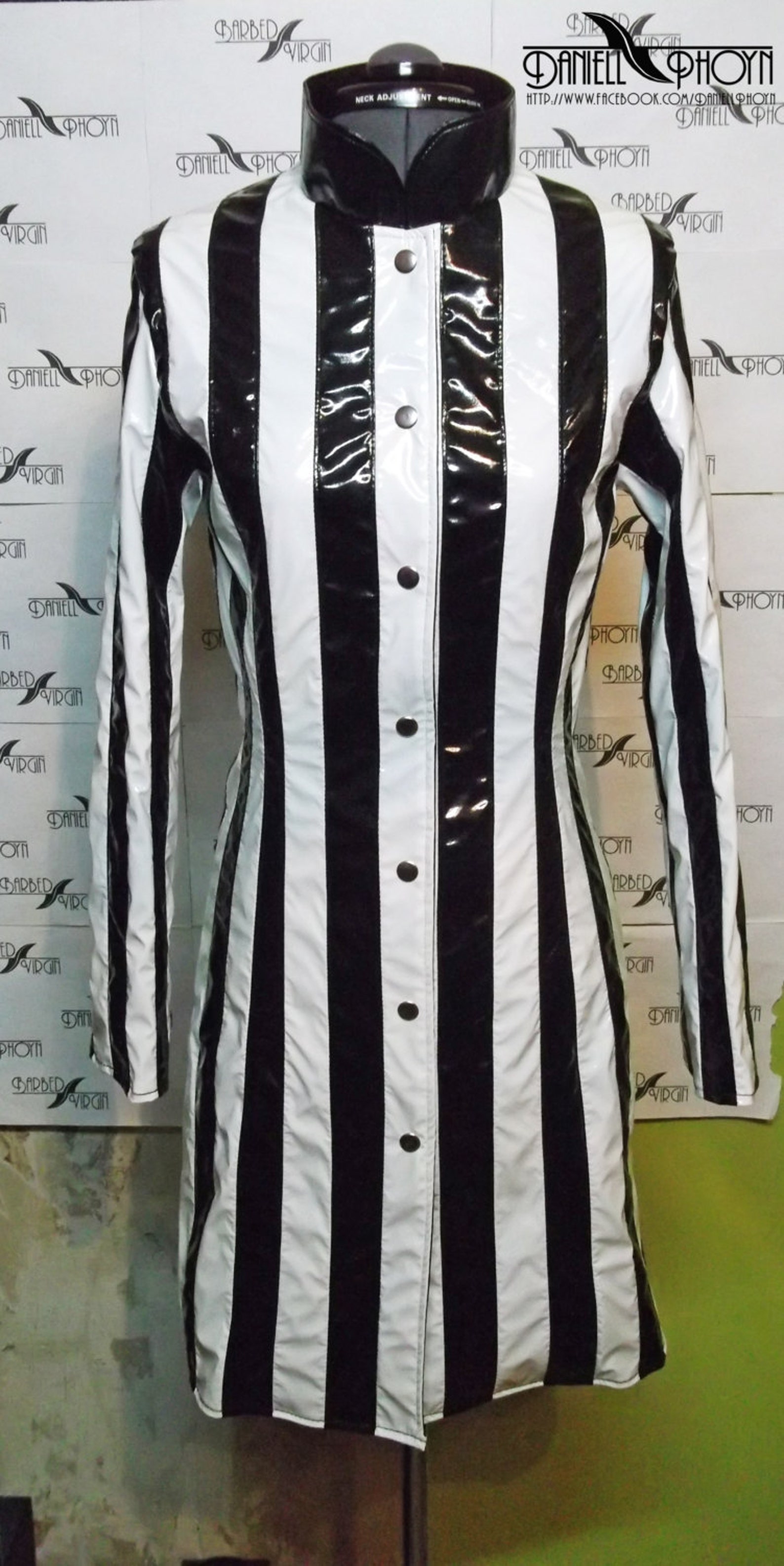 Pvc striped cloak | Etsy