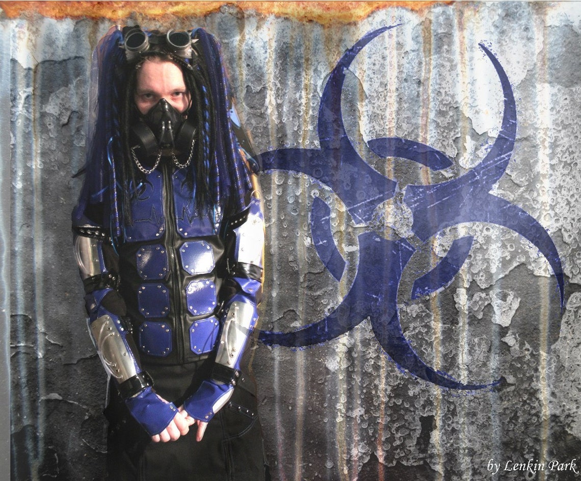 Cyber Goth Man Vest | Etsy