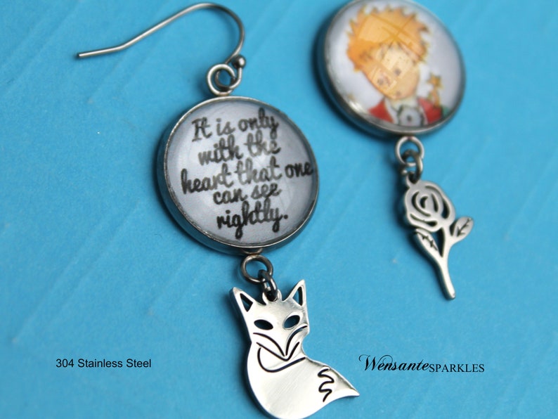 The LITTLE PRINCE Le Petit Prince Fox Rose Stainless Steel - Etsy UK