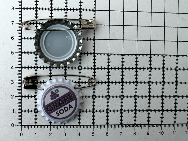 Grape Soda Pin Ellie Badge Bottle Cap UP Movie Brooch Club | Etsy UK