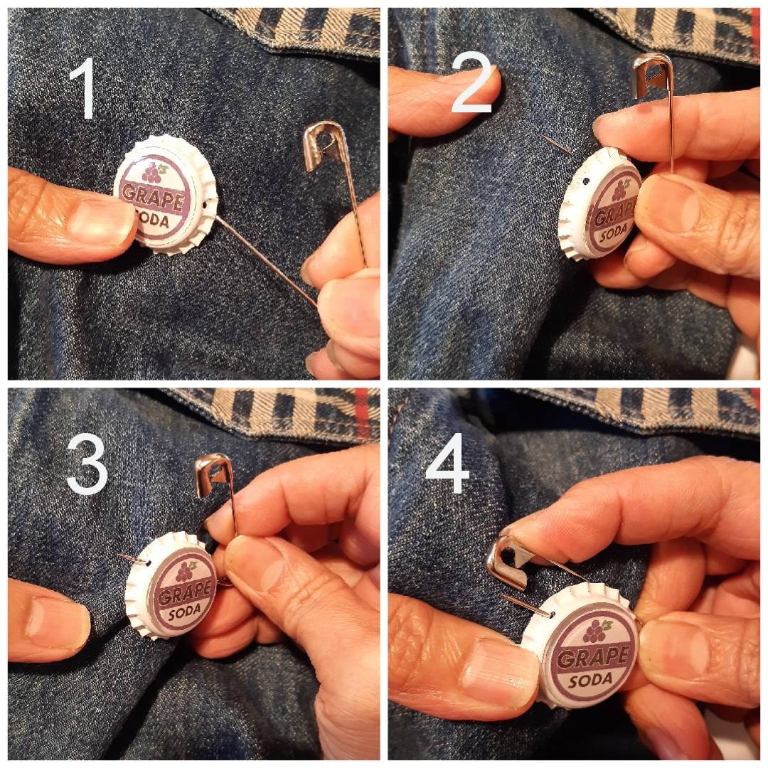 Grape Soda Pin Ellie Badge Bottle Cap UP Movie Brooch Club | Etsy UK