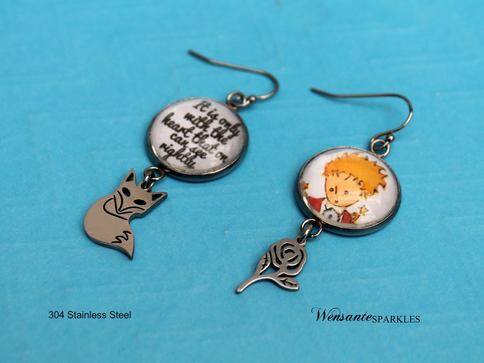 The LITTLE PRINCE Le Petit Prince Fox Rose Stainless Steel - Etsy UK