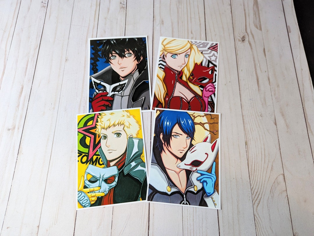 Glossy 5x7 Print Set (4) Mini Prints Manga Anime P 5 - Etsy
