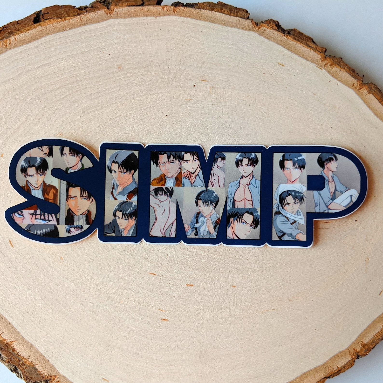 Vinyl SIMP Sticker Waterproof Anime Manga Stickers - Etsy