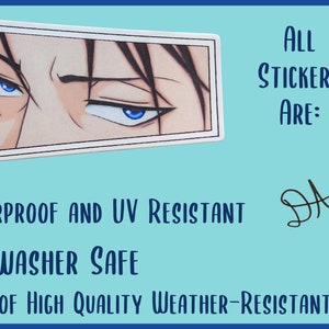 Vinyl SIMP Sticker Waterproof Anime Manga Stickers - Etsy