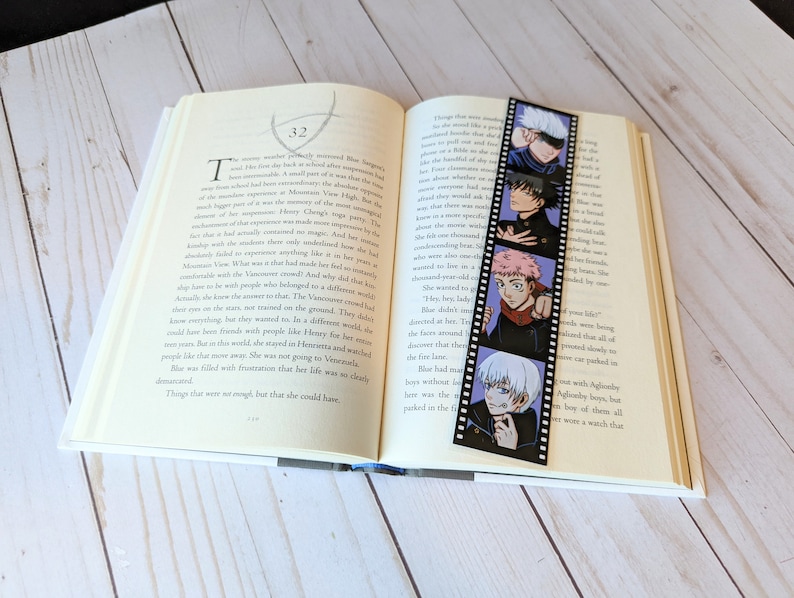 Anime Bookmark Laminated Glossy Placeholder Bookmarks Manga Book ...