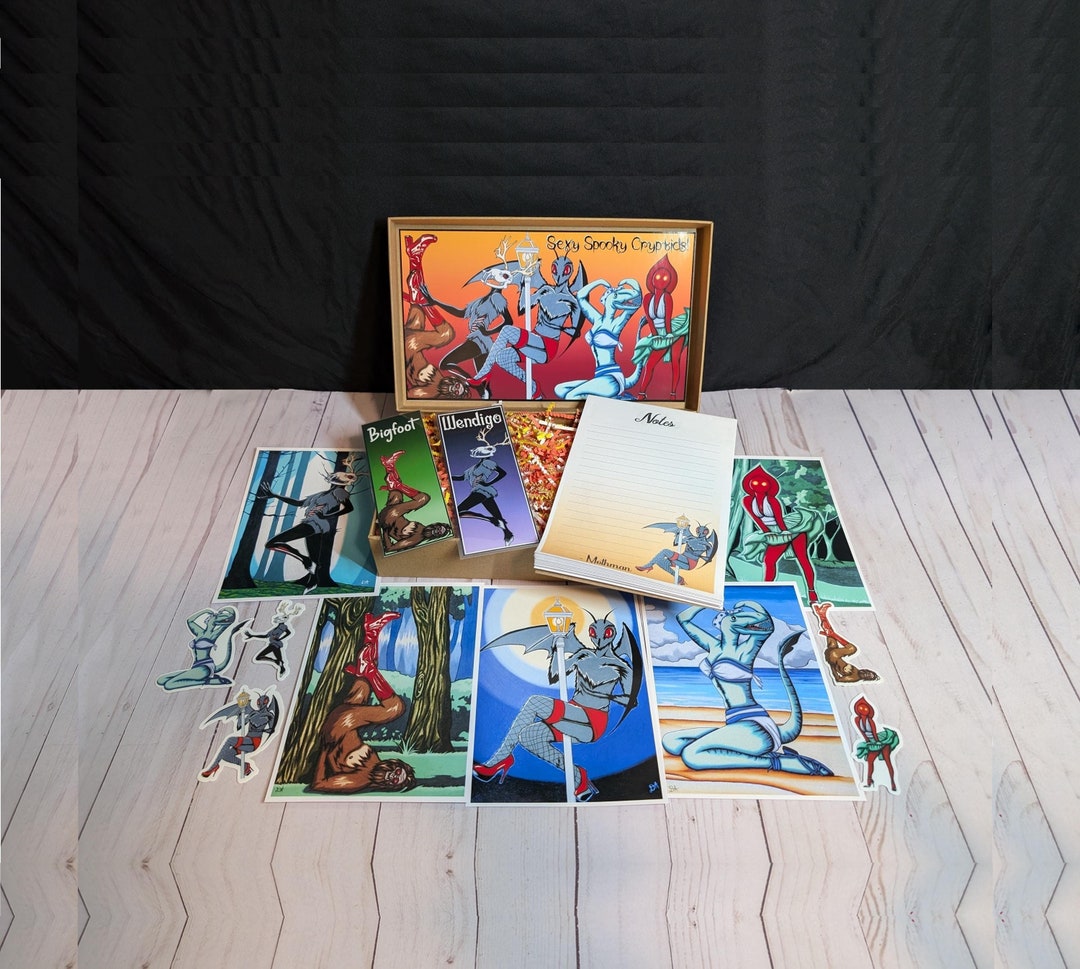 Sexy Cryptid Gift Box Mothman Flatwoods Monster Bigfoot Wendigo Loch ...